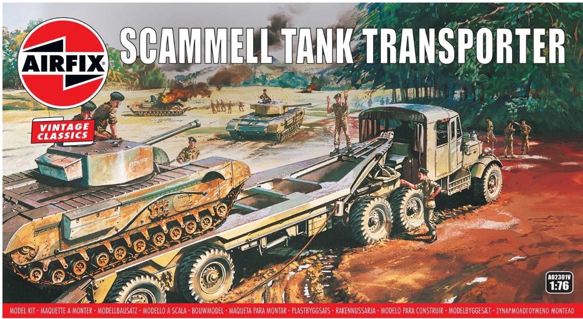 AIRFIX Scammell Tank Transporter 1:76 - A02301V – RC Garage Hobby Shop