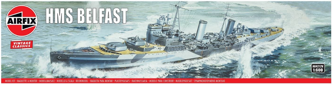 AIRFIX HMS Belfast 1:600 - A04212V – RC Garage Hobby Shop