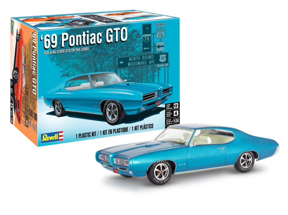 REVELL 1969 Pontiac GTO 'The Judge' 2 In 1 1:24 - REV-14530 | RC Garage ...