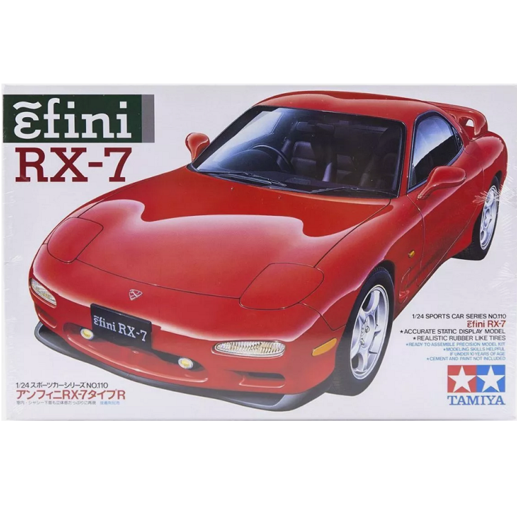 TAMIYA Mazda Efini RX-7 1:24 - 24110 – RC Garage Hobby Shop