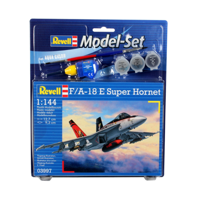 REVELL F/A-18 Super Hornet Starter Kit 1:144 - 63997 – RC Garage Hobby Shop