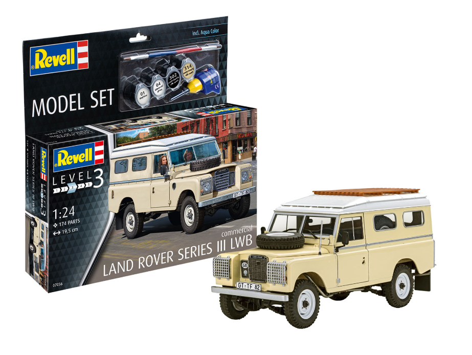 REVELL Land Rover Series III Commercial Starter Set 1:24 - 67056 – RC ...