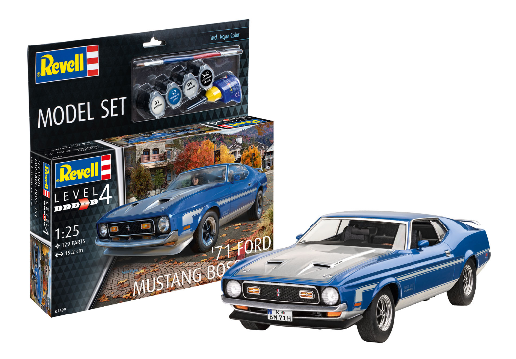 REVELL 1971 Ford Mustang Boss 351 Starter Set 1:25 - 67699 | RC Garage ...