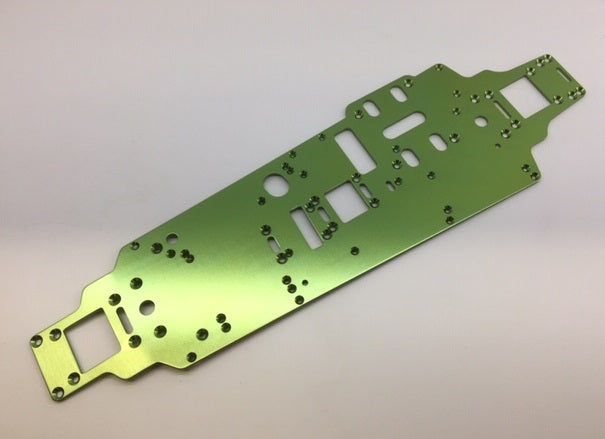 GV Main Chassis Green Aluminium suit Cage - MV30101GR – RC Garage Hobby ...