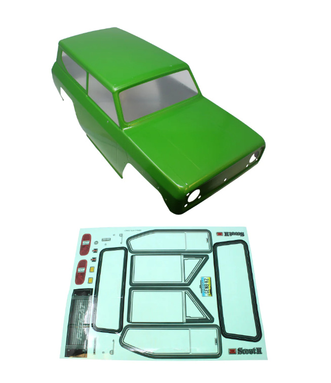 REDCAT Gen 8 International Scout Green Painted Body Shell - RER13196 ...