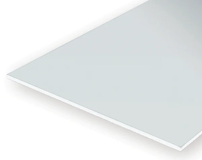 EVERGREEN .38x300x600mm White Styrene Sheet 12pcs - EG19015 | RC Garage ...