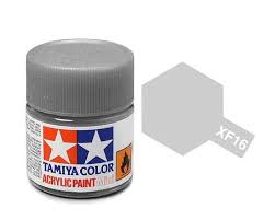 TAMIYA XF-16 Flat Aluminium Mini Acrylic 10ml - 81716 – RC Garage Hobby ...